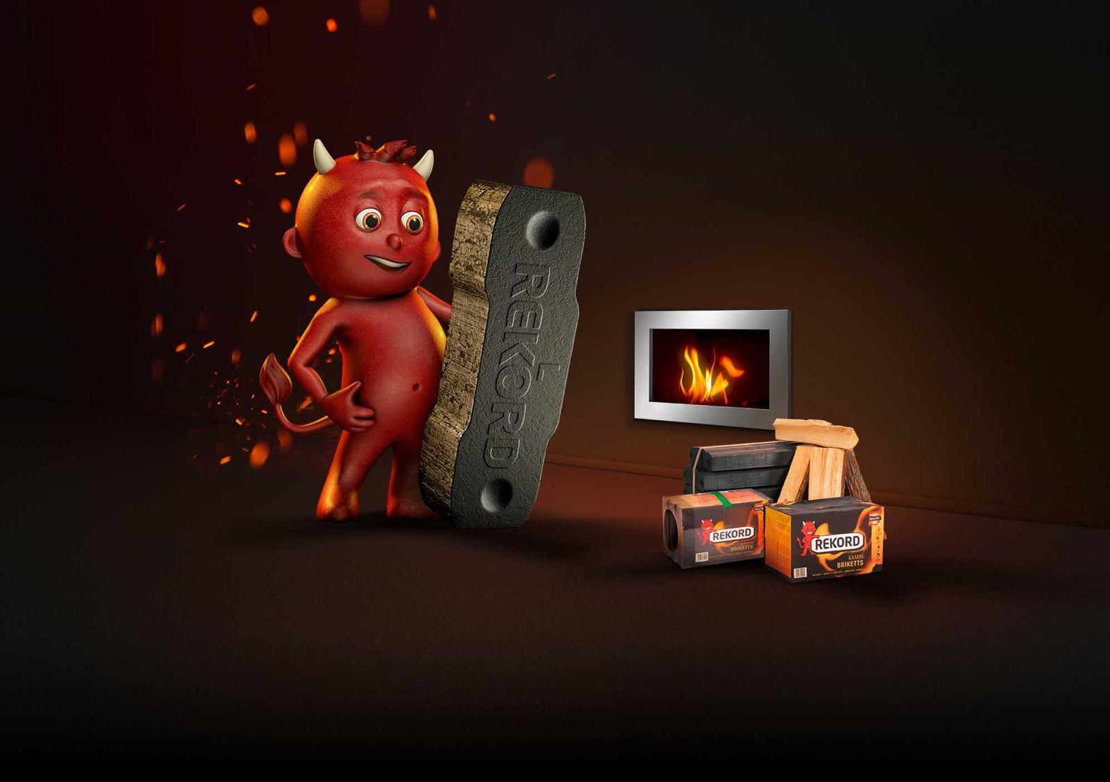 Brichete din Carbune Brun Germania - Cărbuni brichete de foc